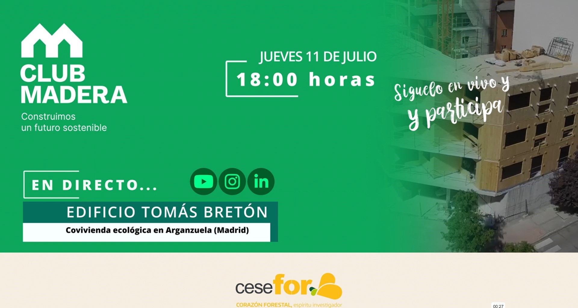 Estrenamos ¡Club Madera en directo! - Club Madera