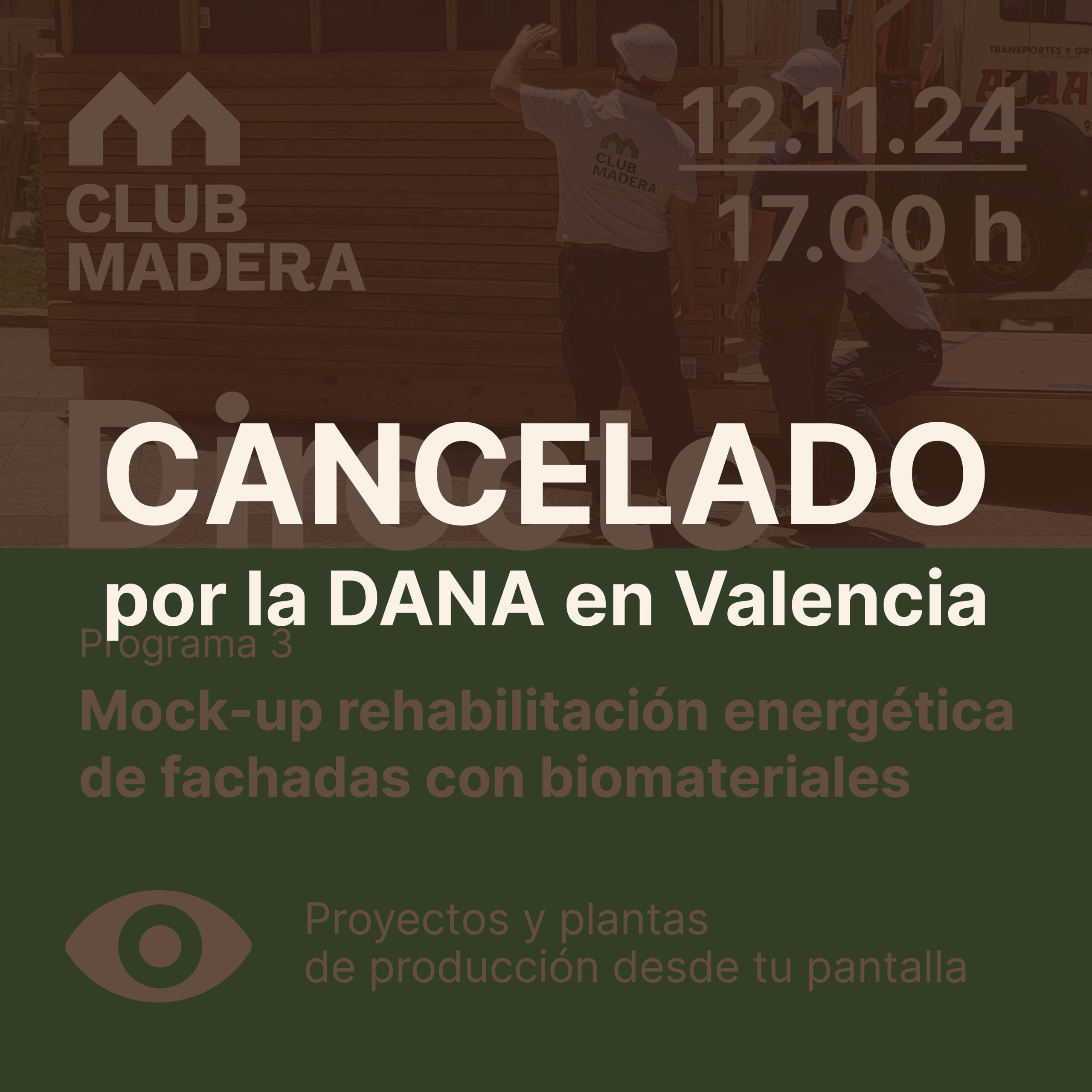 Cancelado ‘Club Madera en directo’ desde Valencia - Club Madera