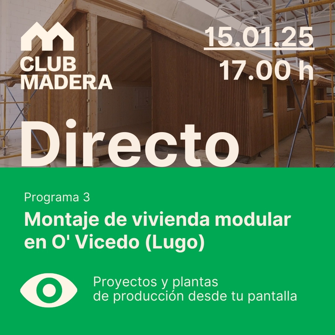 Montaje de casa modular de madera en O’ Vicedo, próximo directo de Club ...