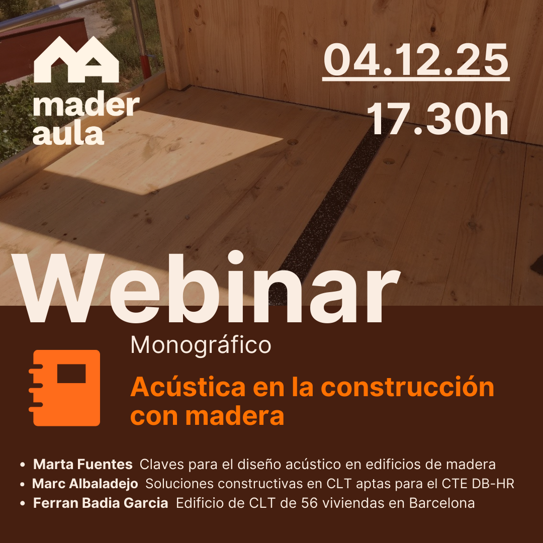 Webinar: Acústica en la construcción con madera - Club Madera
